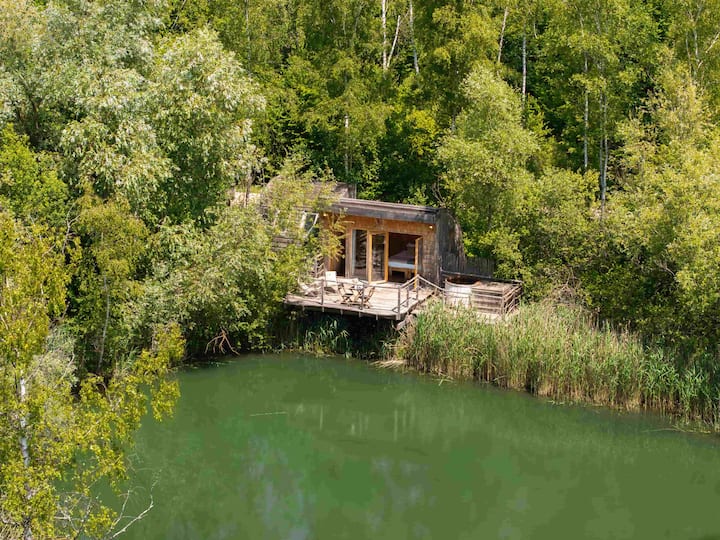 Cabanes Duo Spa Sur Pilotis Au Bord De L'eau - Oise
