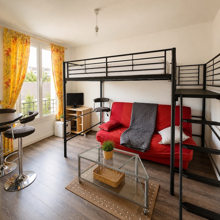 Cosy Studio • 4p • Metro Clichy - Clichy