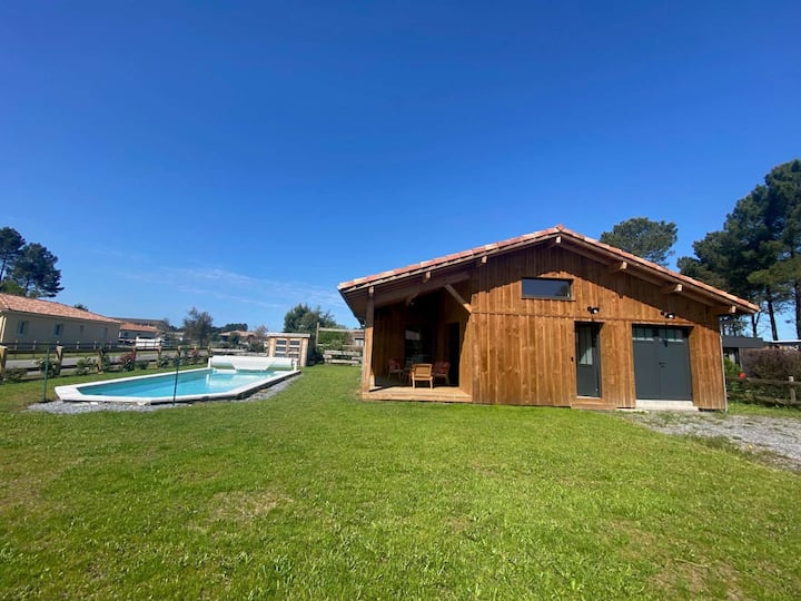 Villa Avec Piscine, Wifi - 8 Pers. - Landes