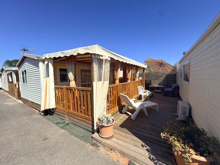 Mobilhome Climatisé, 6p, Piscine, Plage à 500m. - Var