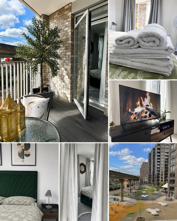 Luxury 1br | Balcony | Excel London & Airport - 울리치