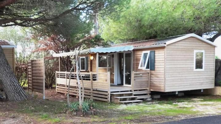 Zecamping 3* Mobil Home 34m² 200m Plage - Île de Porquerolles