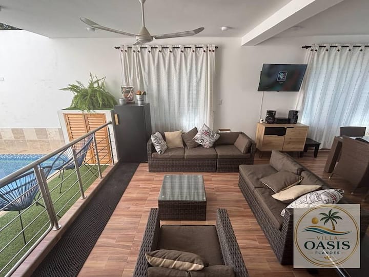 Oasis Moderno En Flandes: 3 Hab + Piscina Privada - Ricaurte