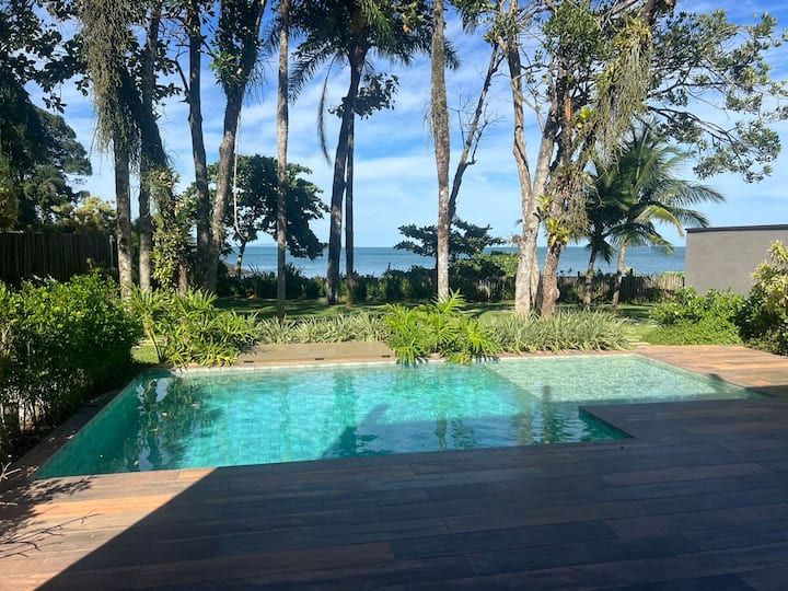 Luxo Pé Na Areia Casa Na Melhor Praia Do Litoral - São Sebastião