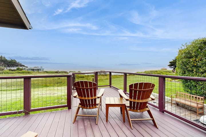 Mendocino Oceanfront Home - Hot Tub & Bbq - Mendocino, CA