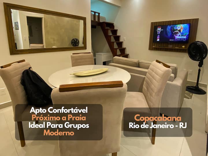 Modern Cozy Apartment Near Copacabana Beach - Rio de Janeiro