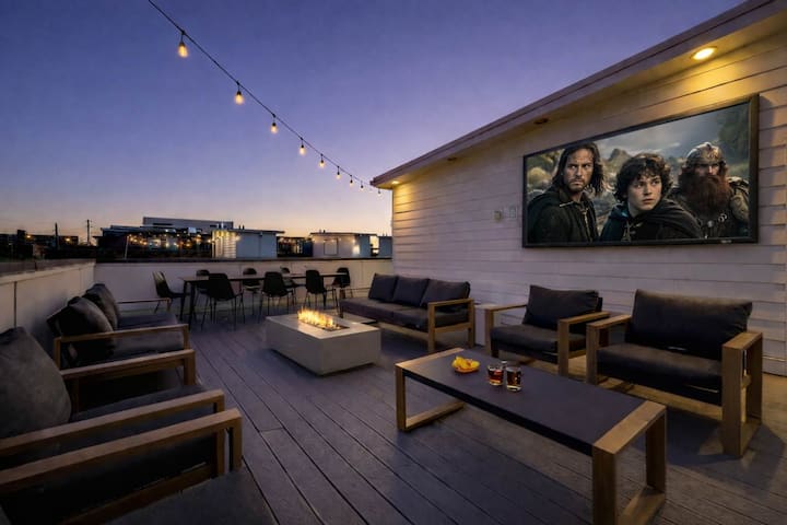 Songbird Suites - 2 Rooftops & Outdoor Cinema - Nashville, TN