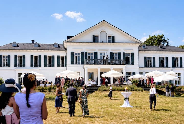 Stunning Historical Villa With Private Park & Pool - Bingen