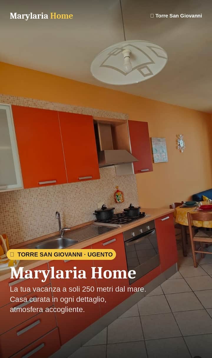 Marylaria Home A Soli 250 Metri Dal Mare - Torre San Giovanni