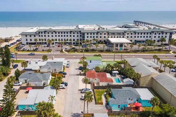 Large Coastal Retreat Steps From The Beach - St. Augustine Beach, FL