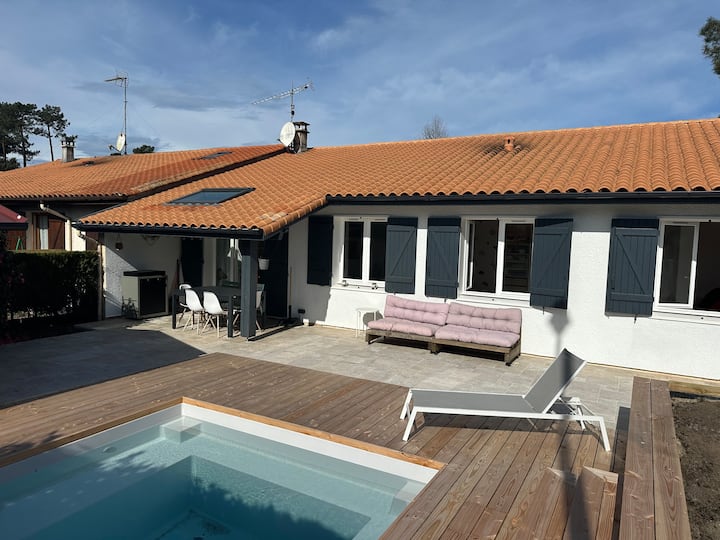 Belle Maison Avec Piscine - Quartier Des éCrivains - Capbreton