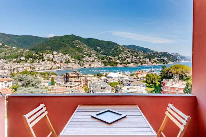Luminoso Appartamento Con Vista Golfo E Piscina - Portofino