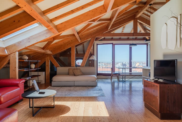 Penthouse With Pool, Jaccuzi & Garden - Porto