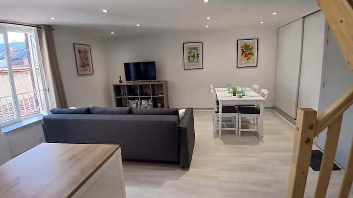 Cocon Centre Historique - Duplex Cosy Et Lumineux - Aydat