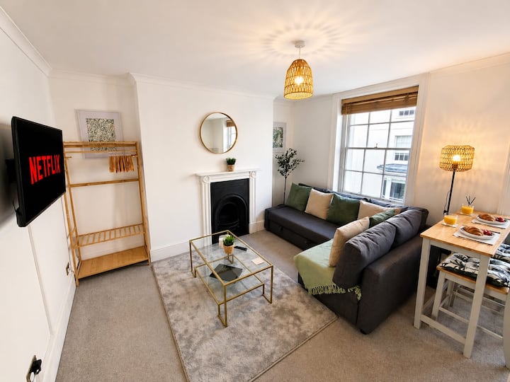 Bn2 Flat Sleeps 4 With Long Stays Discount 40% Off - Brighton