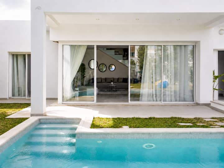 Gammarth Luxury Retreat Avec Piscine Privée - Marsa