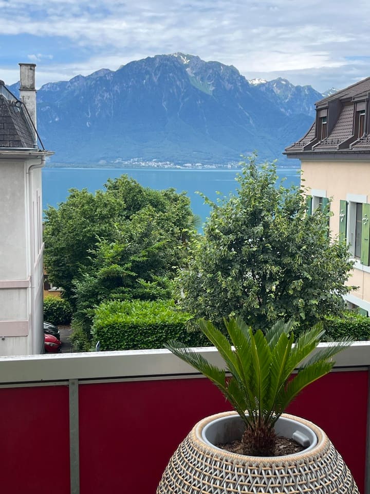Apartment With Lake View, 4 Min Walk From Lake - Vevey