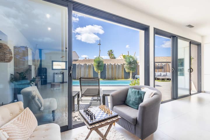 Valras'loc – Villa Serena | Piscine - Sérignan