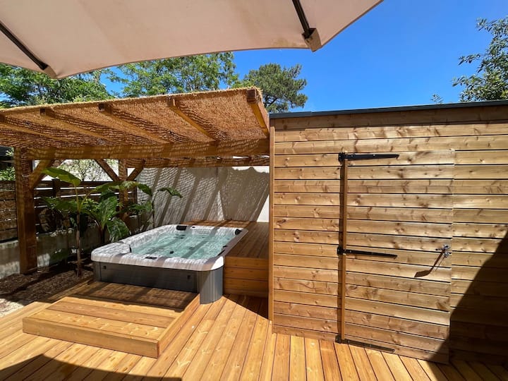 Maison Jacuzzi-5 Min à Pied Plage Et Centre Ville - Seignosse