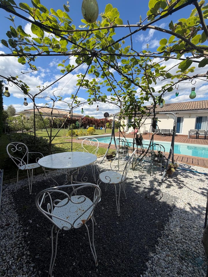 Maison Avec Piscine Et Climatisation - Salles