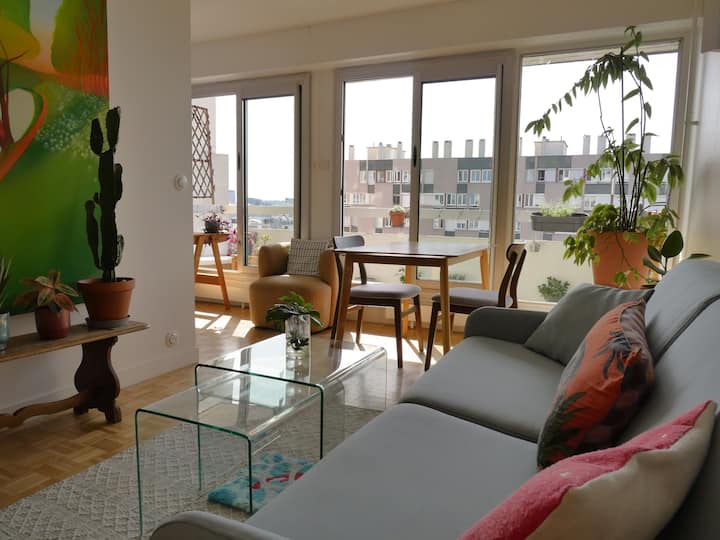 Appartement Lumineux Avec Espace Extérieur - Paris 19e Arrondissement