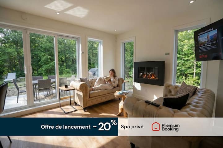 Mini Chalet ÉLios | Spa Privé | Jeux | Golf & Lacs - Hawkesbury