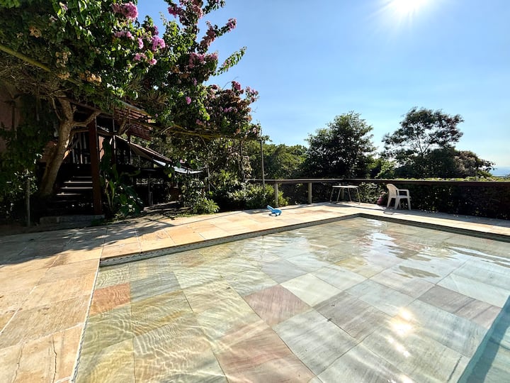 Casa Ecológica Marambaia| 6 Chalés Ac | 16 Pessoas - Rio de Janeiro