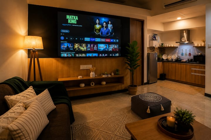 Ivyhomestays|1 Bhk|gurgaon|free Parking|projector - Manesar