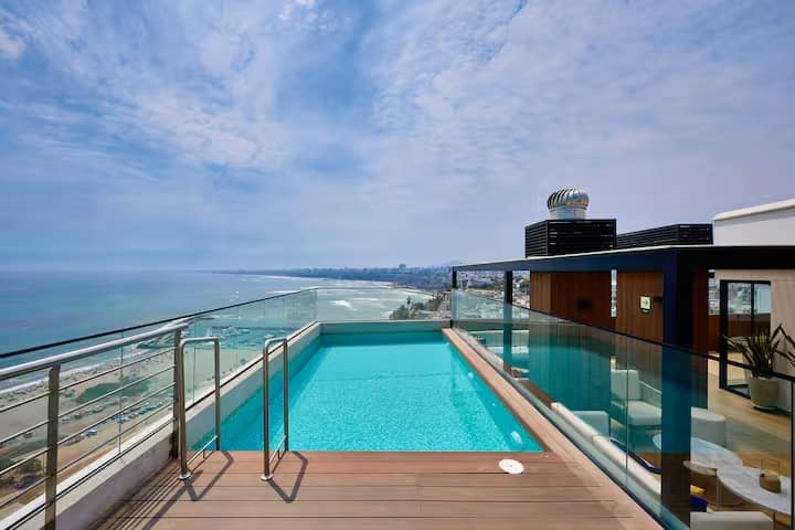 Ocean View Apart Pool Chorrillos 301 - Perú