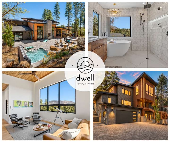 New Cabin! | Mtn Views! | Ac | Hot Tub | Fire Pit - Northern Arizona University, Flagstaff