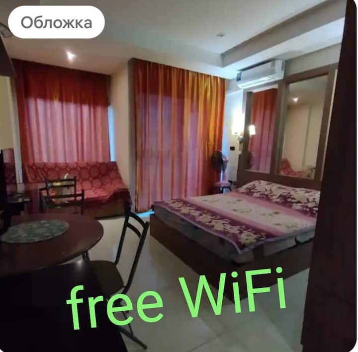 Pattaya. Studio 27m²,sea-500m,free Wifi,smart Tv - Pattaya City