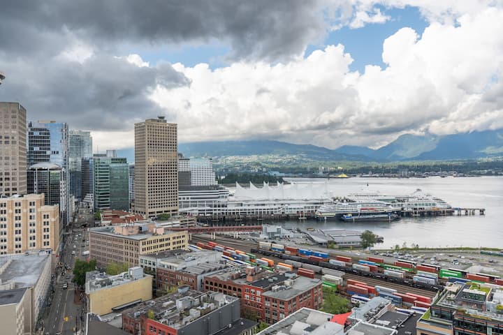 Luxury 2bed2bath Ocean View Apart Free Parking - Grouse Mountain