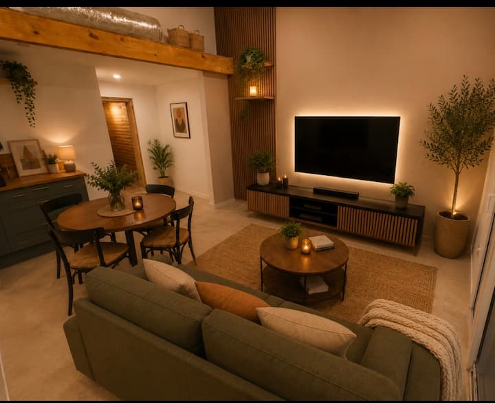 Lodge, Chalet Et Ambiance Cosy - Orange