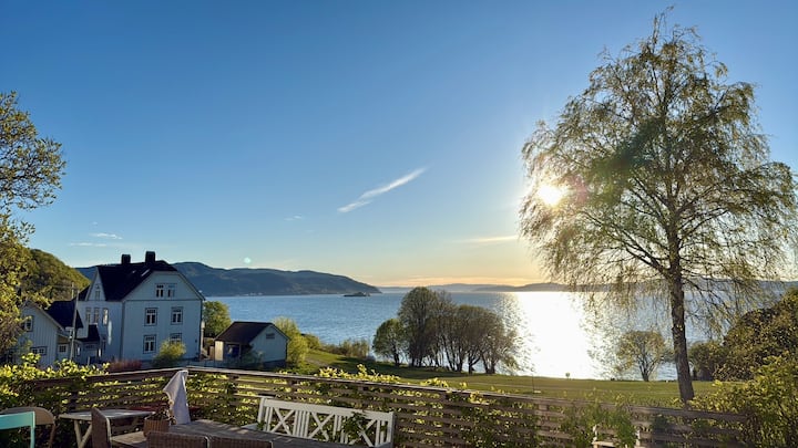 Fin Sokkelleilighet Med Utsikt Til Sjøen, Lade. - Trondheim