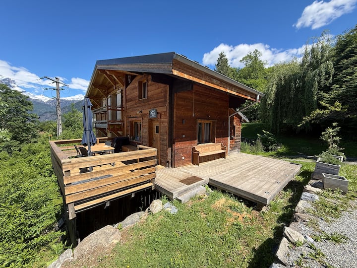 Chalet Bois En Madriers Entièrement Rénové - Passy