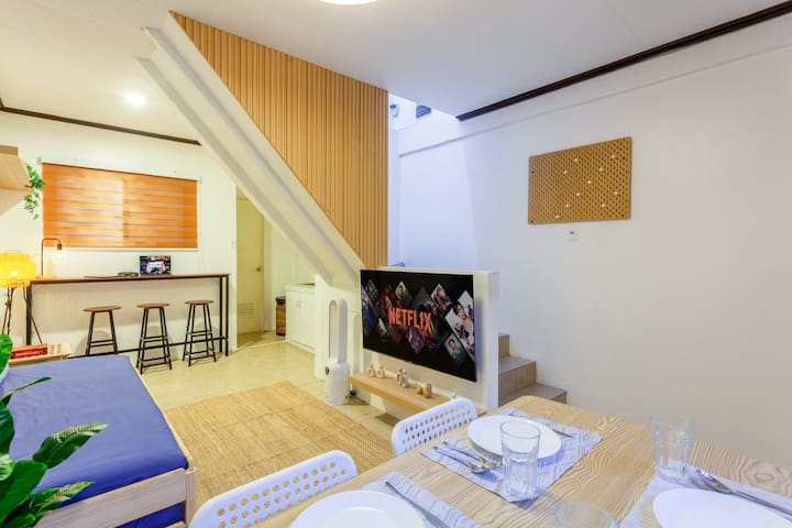 Japandi 2br House Near Up, Ateneo & Maginhawa - ケソン・シティ