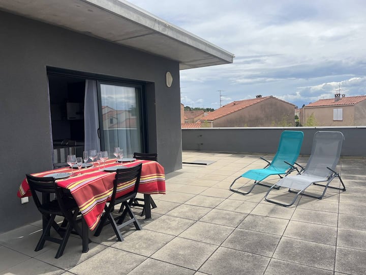 Entre Plage Et Village Appartement Climatisé 4jg4 - Torreilles