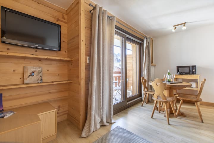 Cosy Avec Balcon Et Vue Montagne ! #R210 - Megève