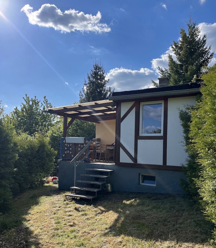 Ruhiges Ferienhaus Mit Garten, Terrasse -Weitblick - Hettstedt