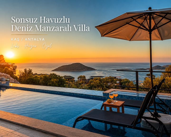 Deniz Manzaralı ÖZel Balayı Villası - Kalkan
