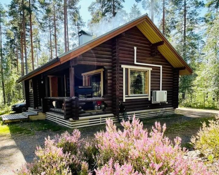 Viihtyisä Hirsimökki – Sauna, Palju & Ranta - Tammela