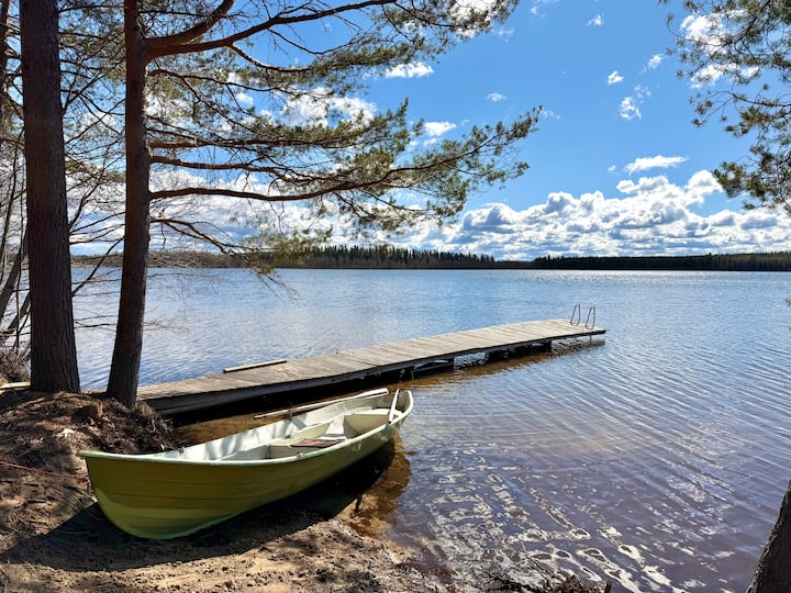 Lakeside Cabin By Crystal-clear Waters Koutahelmi - Kajaani