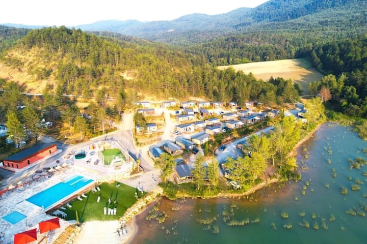 Zecamping 4* Mobil Home 40m² Piscine - Rennes-les-Bains