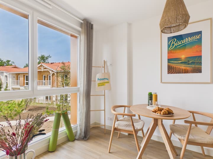 La Houle - Studio Pour 3 - Piscine Commune - Biscarrosse
