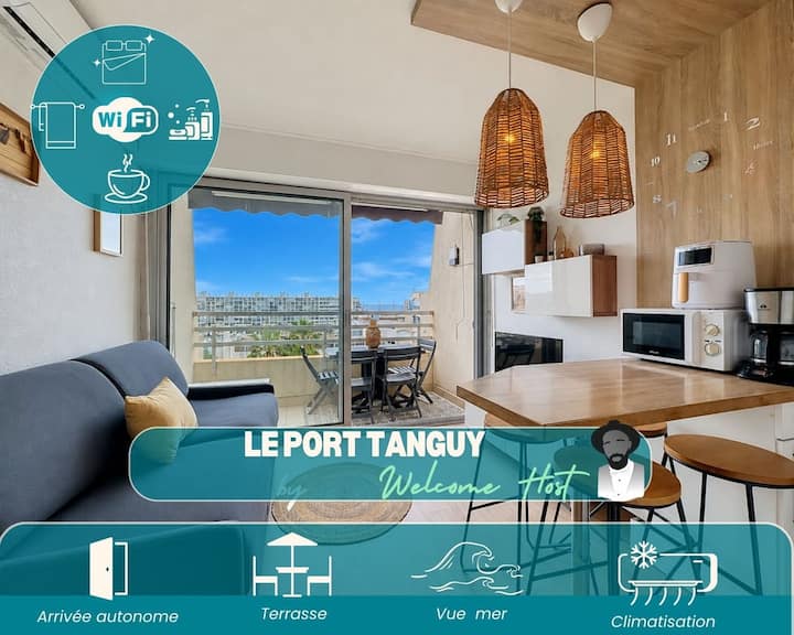 Le Port Tanguy, Vue Mer. - Mauguio