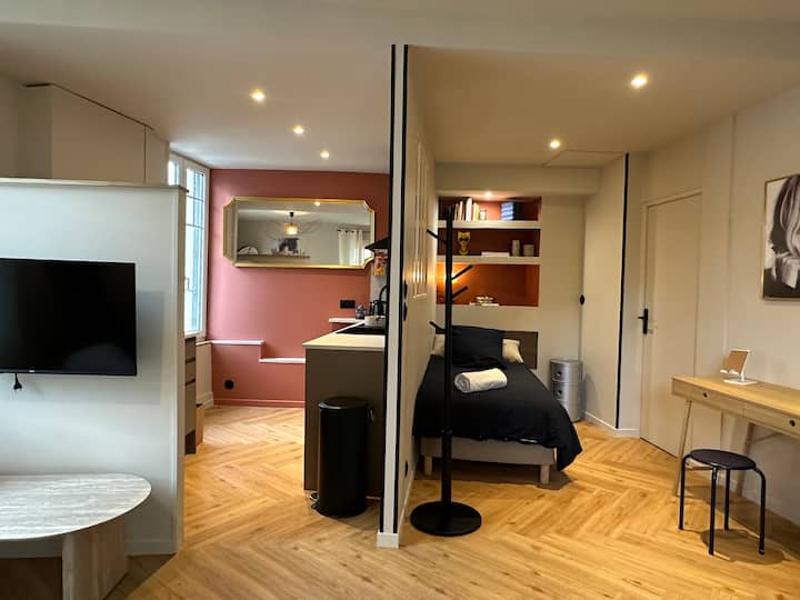 Appart 34 M2 Chic Et Chaleureux Avec Espace Nuit - Caen