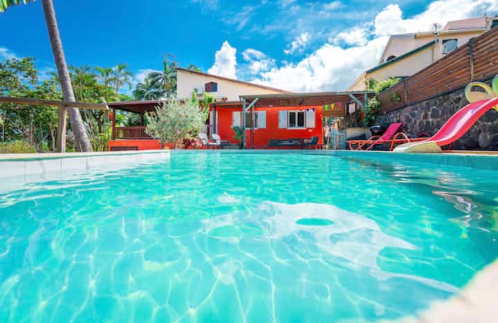 Villa Avec Piscine Privée Et Vue Mer - Saint-Denis, Reunión