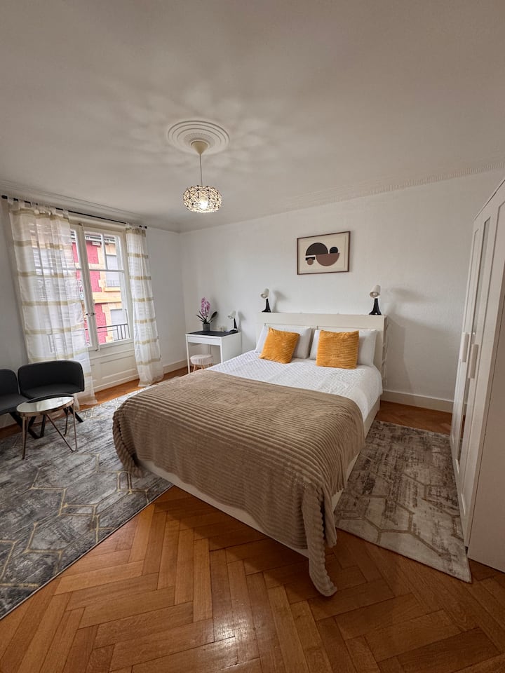 Super Appartement à 2 Min Université - Geneva