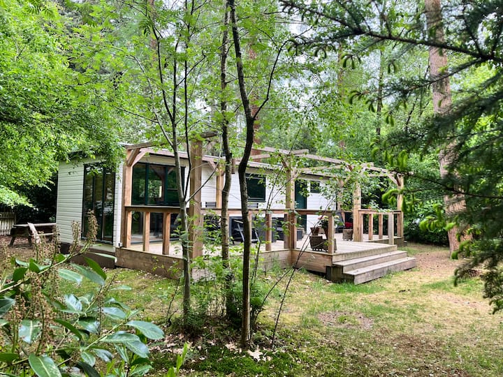 Stijlvol Boshuisje Met Veranda Op De Veluwe - Dieren