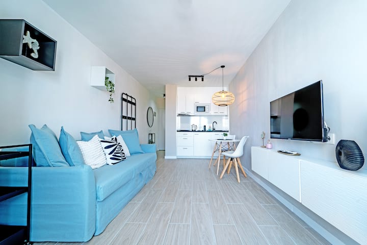 Seafront Studio With Wifi & Elevator - Ampuriabrava